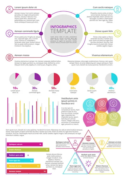Infographic template with bright colors Stock Vector Image by ©Vitalex ...