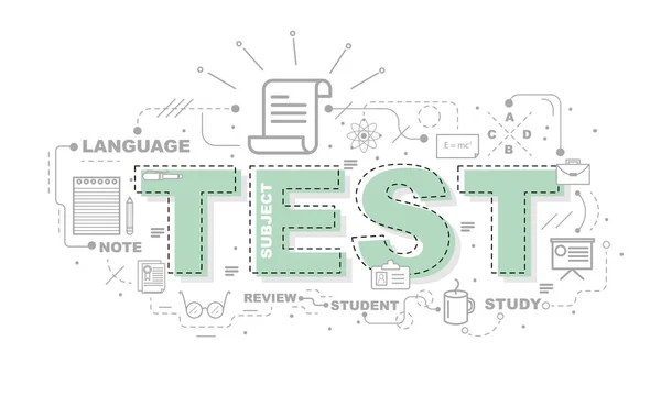 4,862 Word test Vector Images | Depositphotos
