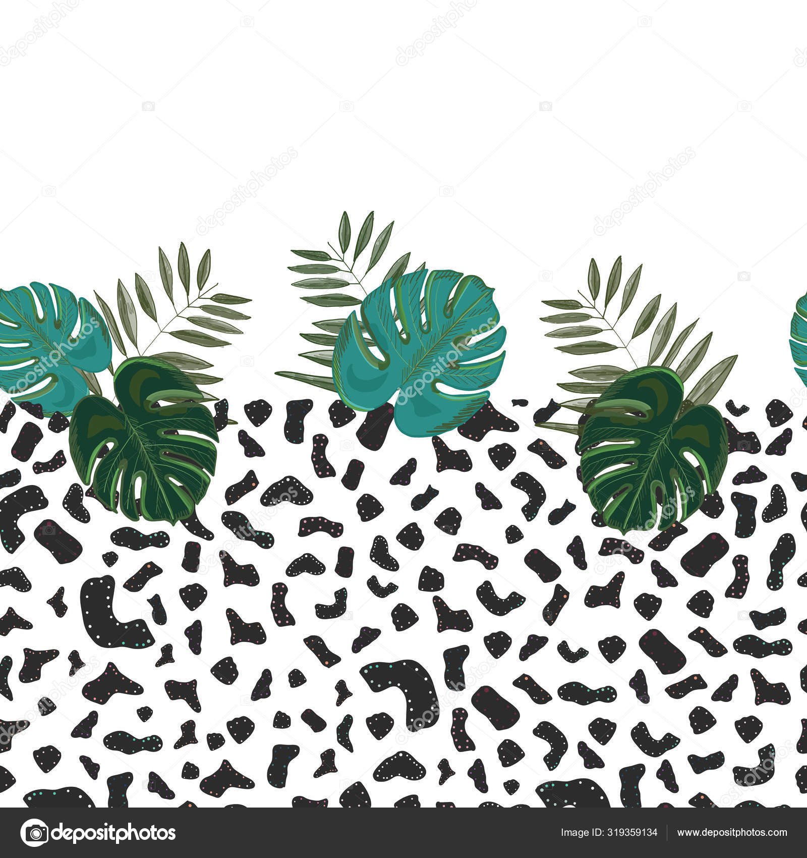 Cheetah Border Clip Art