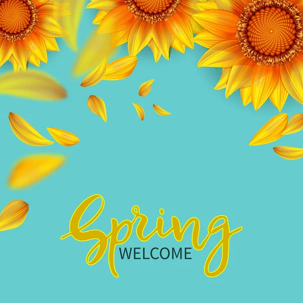 Welcome spring background Stock Vector Image by ©tanyalmera #183222432