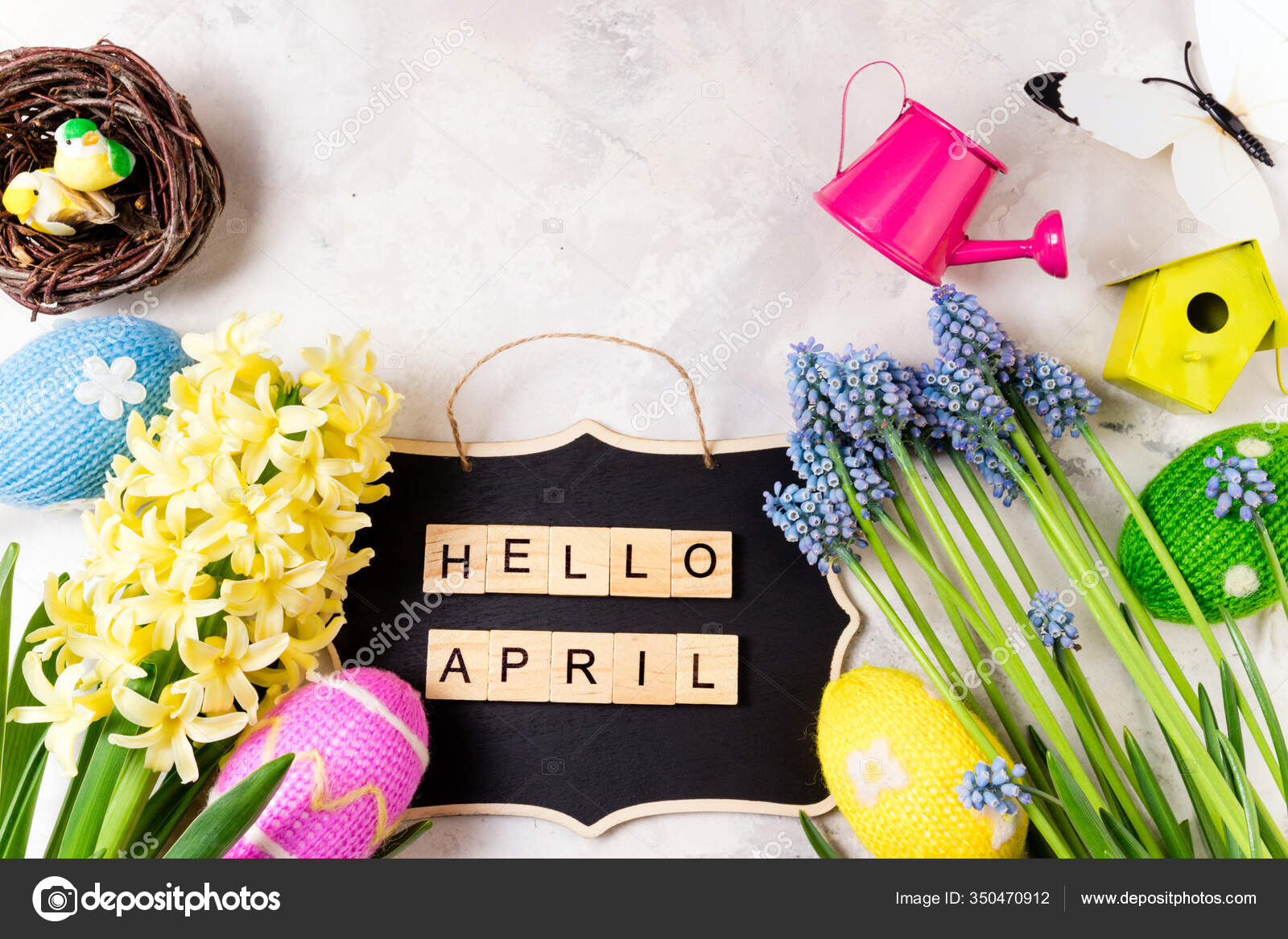 April Easter Background