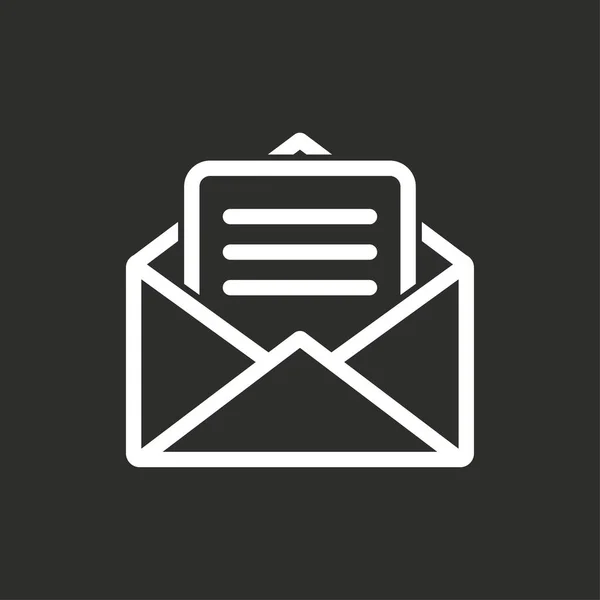 Email Logo Black Background