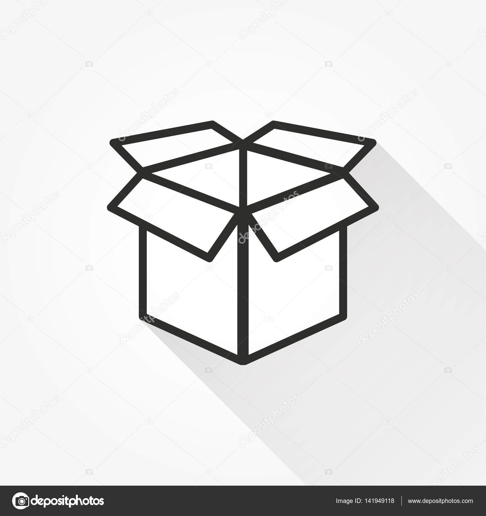 Caja Vector Icono Stock Vector by ©lovemask 141949118