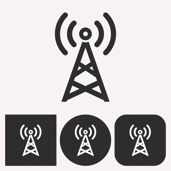 Communication tower - vector icon. Stock Vector by ©lovemask 139442406