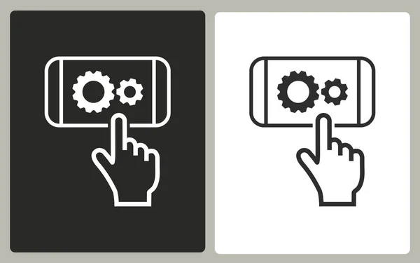 Digital interaction icon set. — Stock Vector © lovemask #169273090