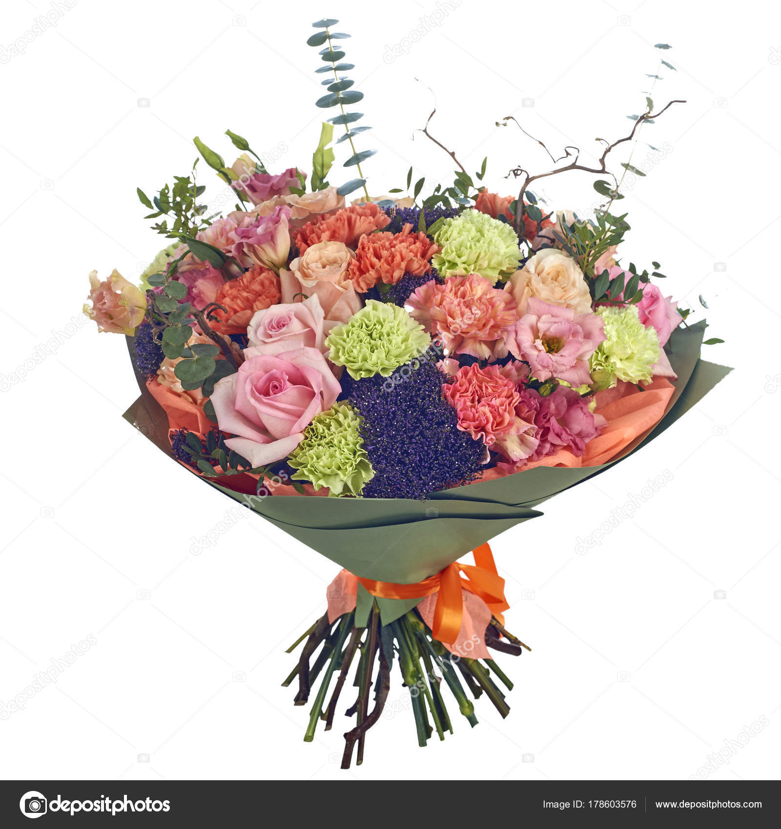 Bouquet Flowers Package — Stock Photo © cudrav #178603576