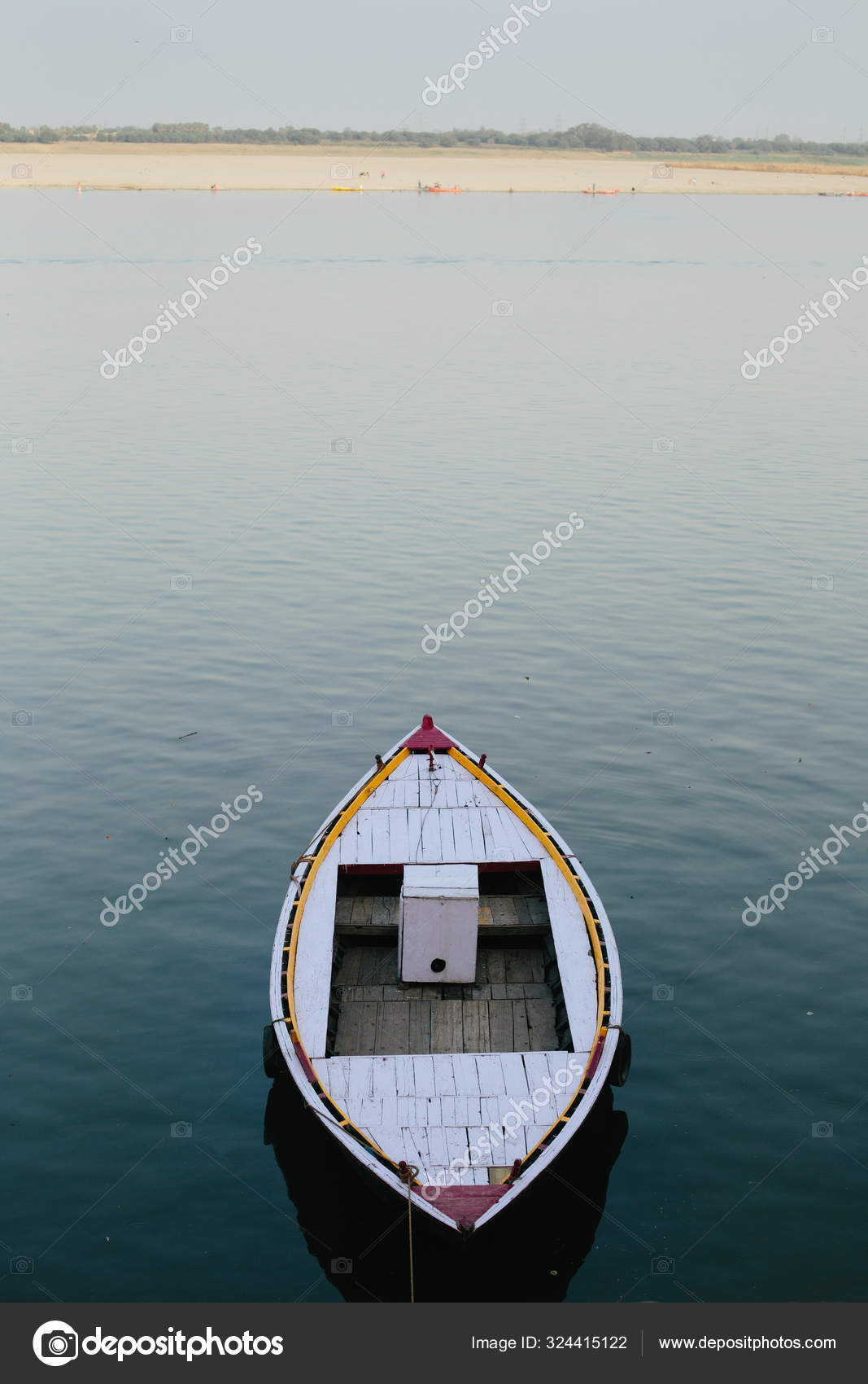 Lonely Boat Lake Stock Photo by ©AnnaTamila 324415122