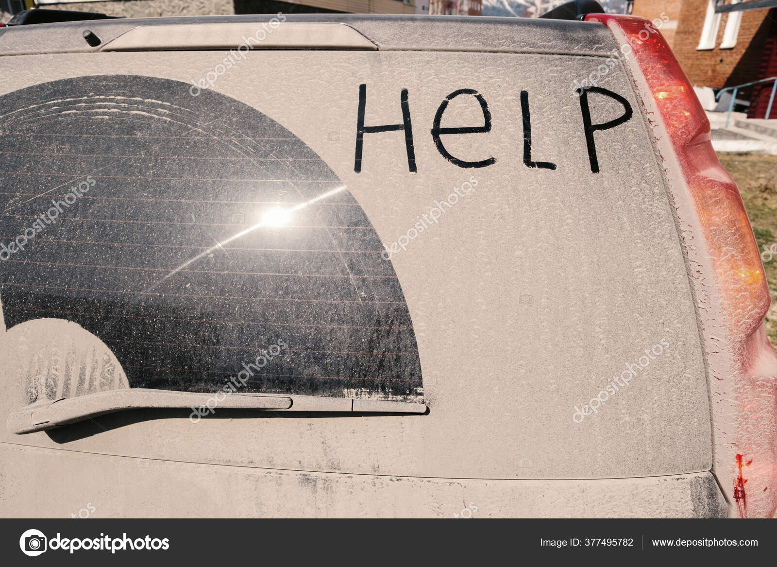 Help Text Car Front Window Symbol Problem — Stock Photo © AnnaTamila ...