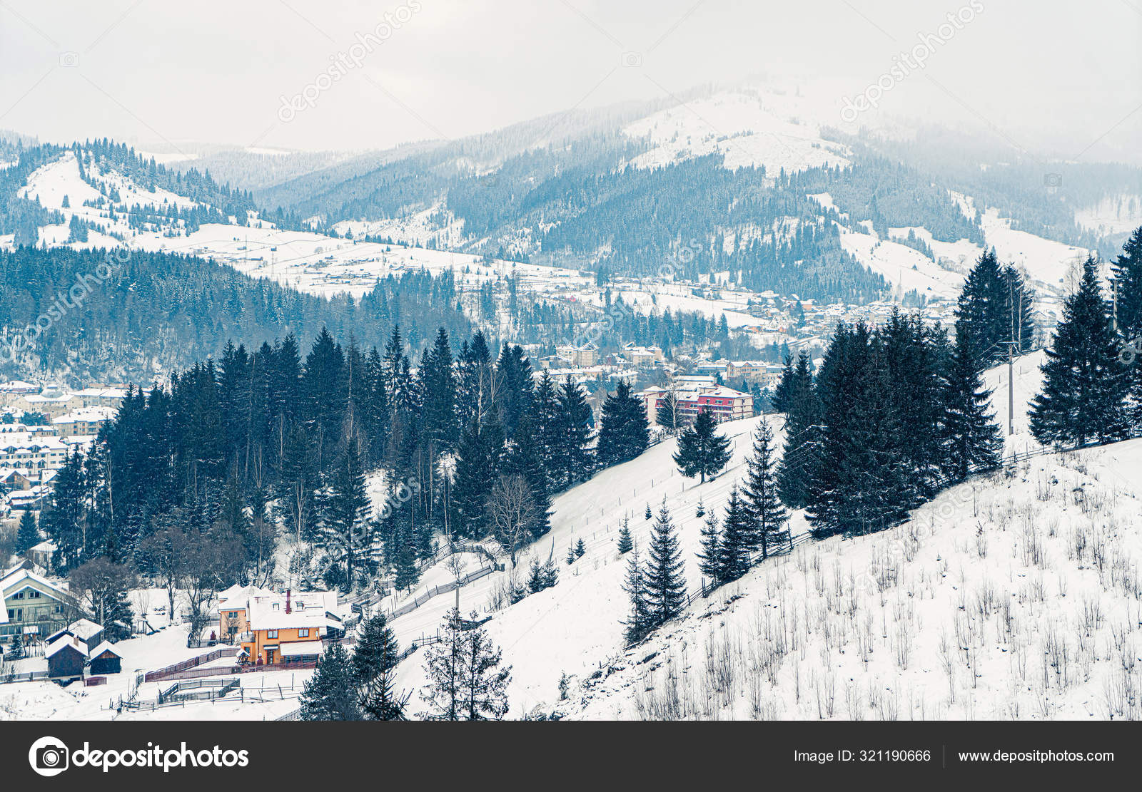 Romania Landscape Snow