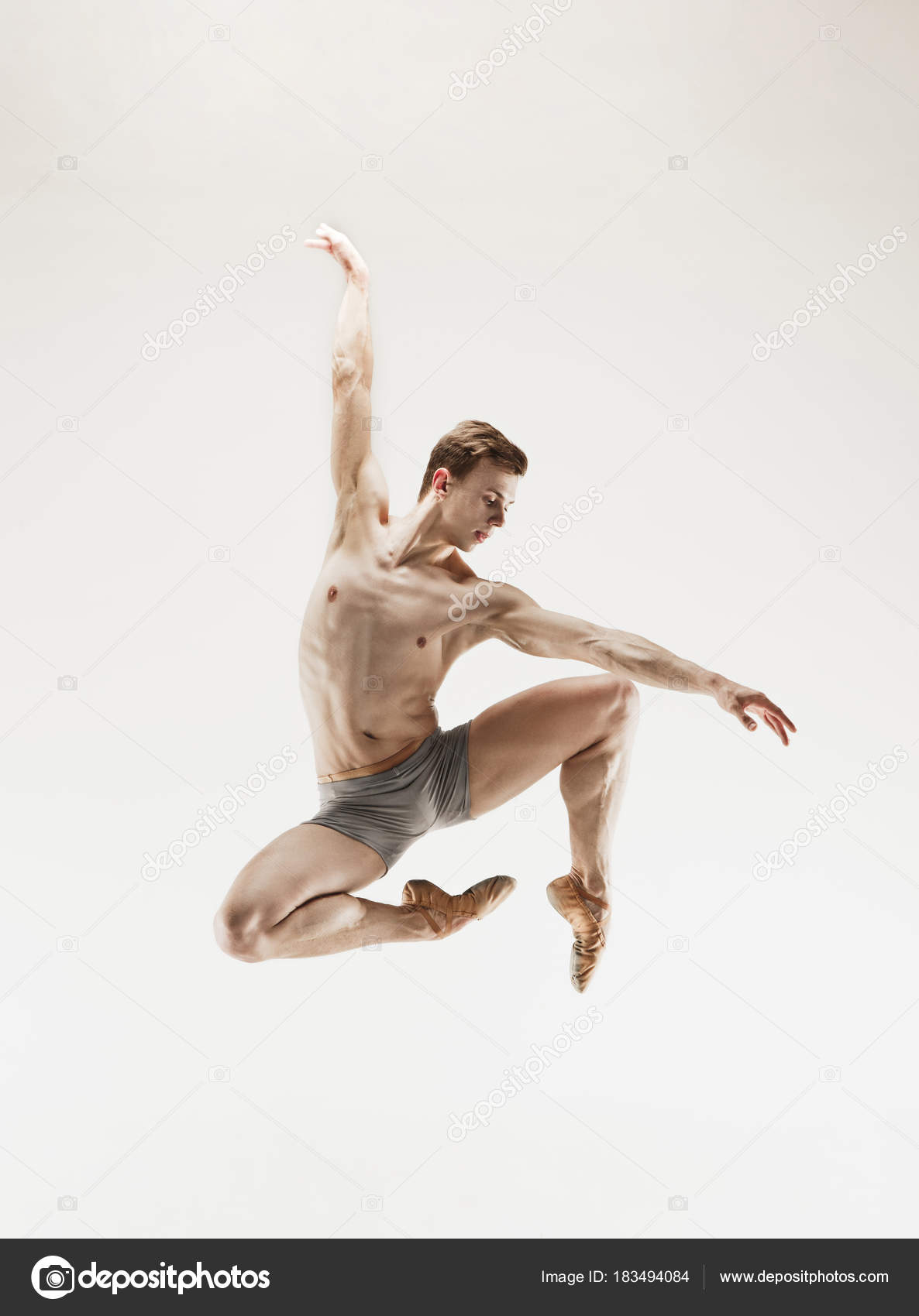 Male Ballet Dancer Jumping
