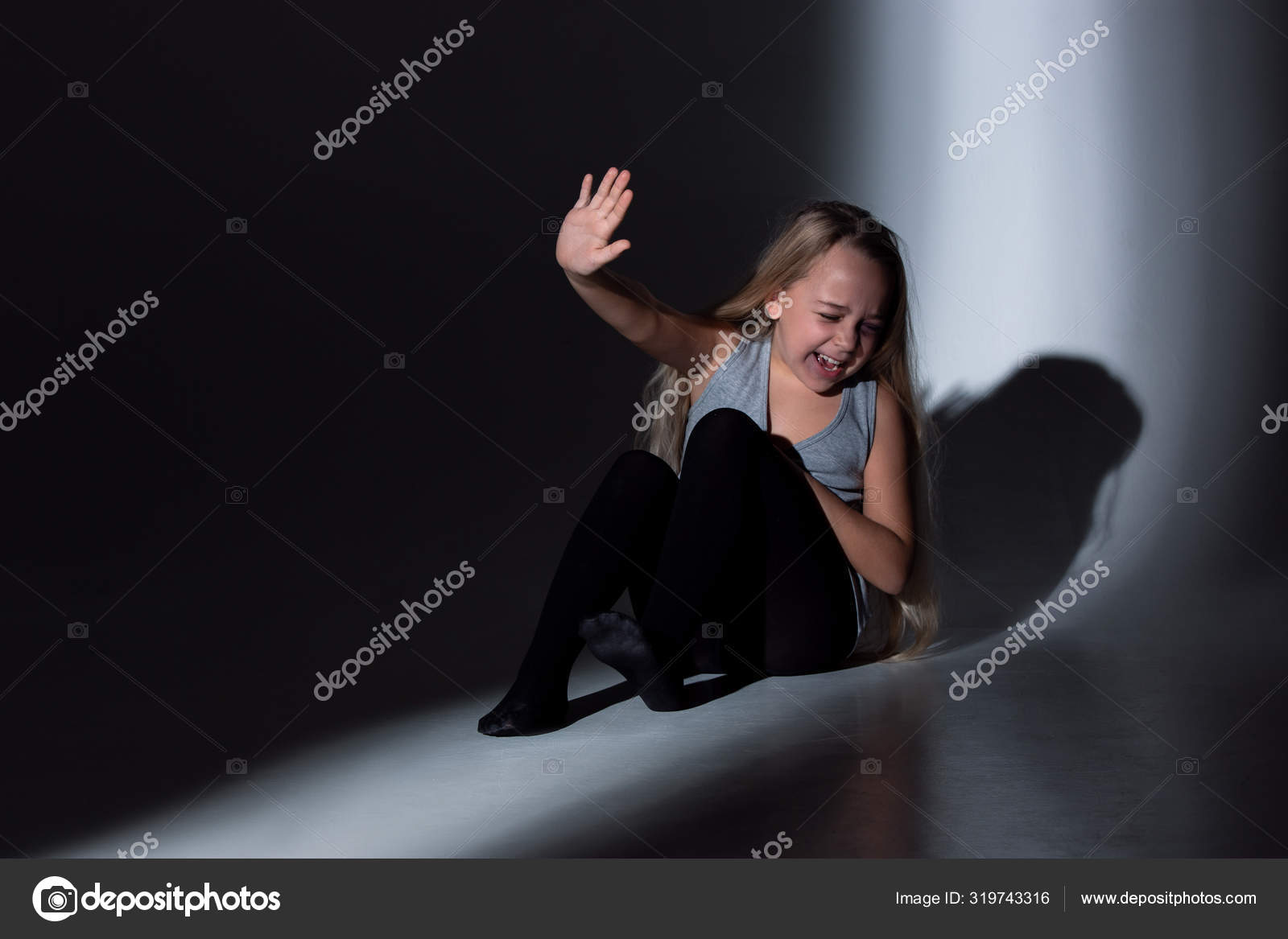 Horrified Little Girl