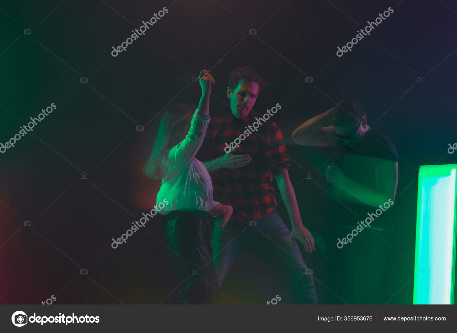 Cheering dance party, performance concept. Crowd shadow of people ...