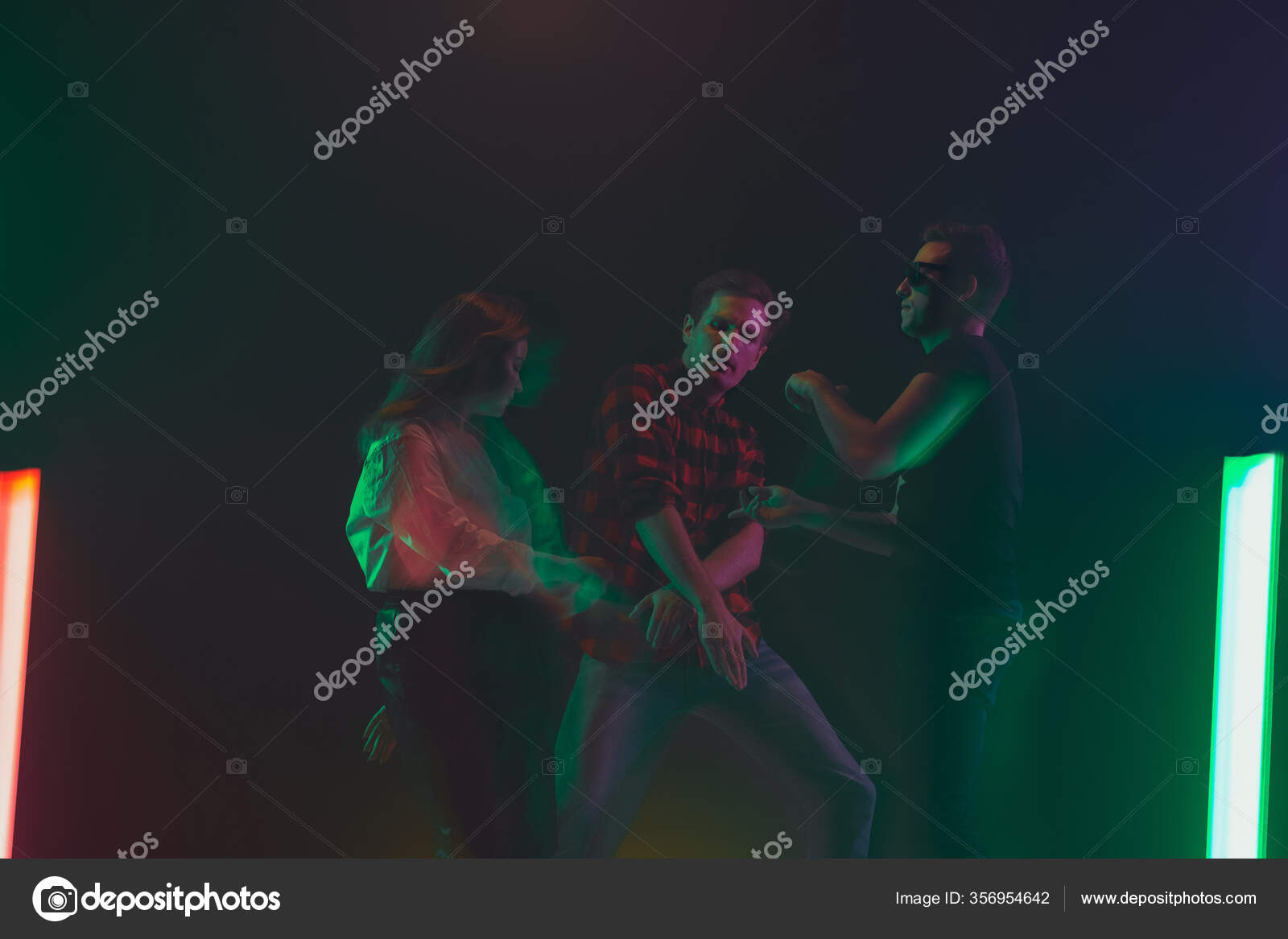 Cheering dance party, performance concept. Crowd shadow of people ...