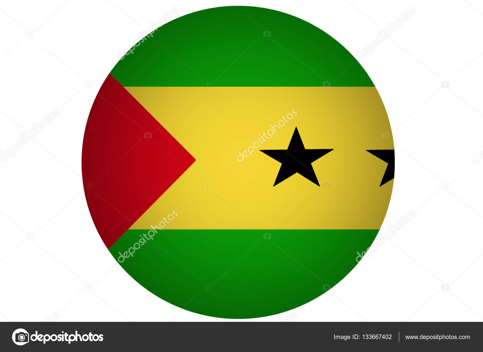 Sao Tome And Principe Flag 3d Sao Tome And Principe National Flag