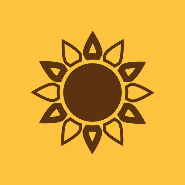 The weather icon. Sunrise and sunshine, weather, sun symbol. UI. Web ...