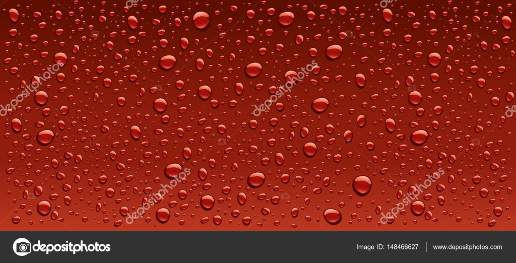 Red water drops background Stock Vector Image by ©volod2943 #148466627
