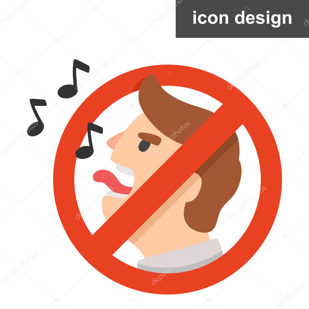 Imágenes: simbolo de prohibido gritar | Prohibido Gritar Vector Señal ...