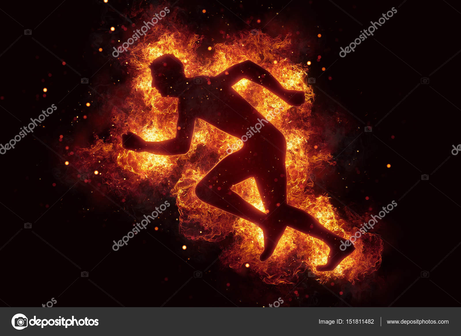 Man On Fire Running