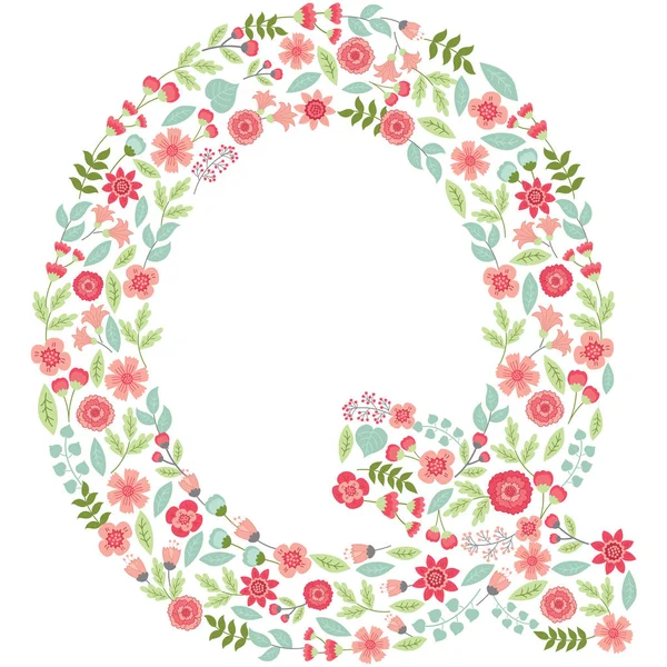 97,258 Letra floral Vector Images | Depositphotos