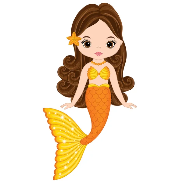 Cute mermaid Vector Art Stock Images | Depositphotos