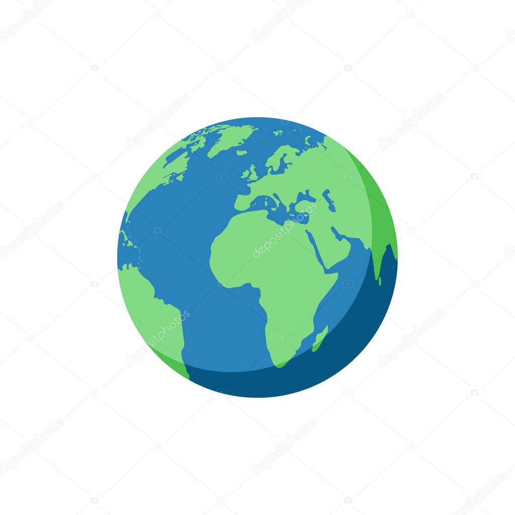 Planet earth icon — Stock Vector © EgudinKa #159934524