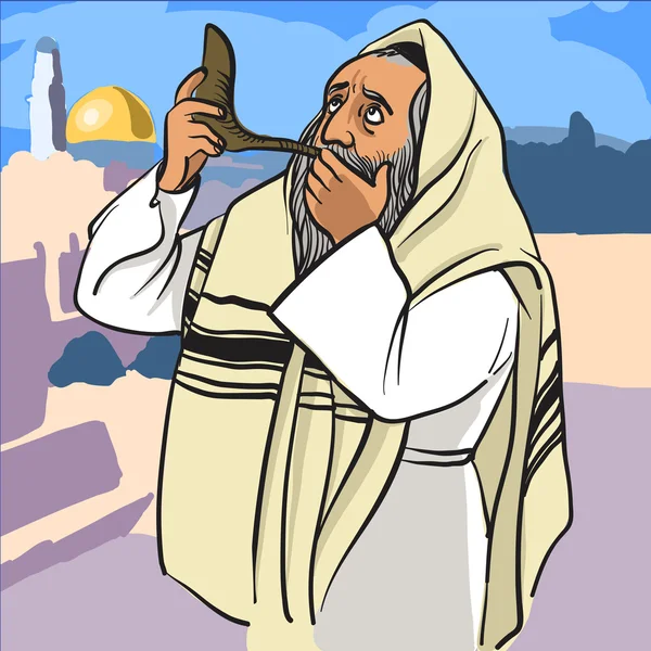 Jewish man praying Vector Art Stock Images | Depositphotos