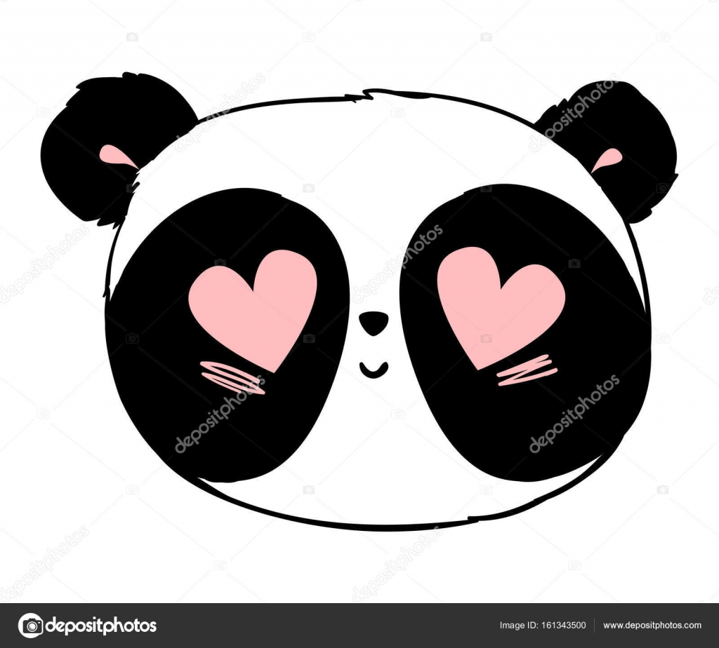 Hand Drawn Panda Design — Stock Vector © AlsouSh #161343500