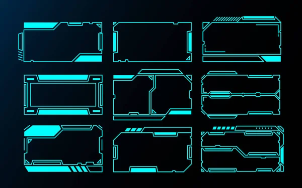 Futuristic Hud Frames Call Out Control Panel Screen Elements Set Stock ... Futuristic Hud Frames Call Out Control Panel Screen Elements Set Stock ...