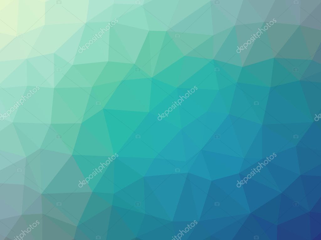 Green teal white gradient polygon shaped background — Stock Photo ...