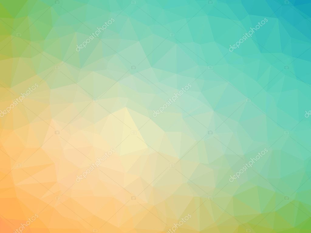 Yellow teal gradient polygon shaped background Stock Photo by ...