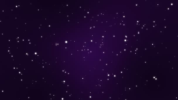 Animated Purple Stars Background