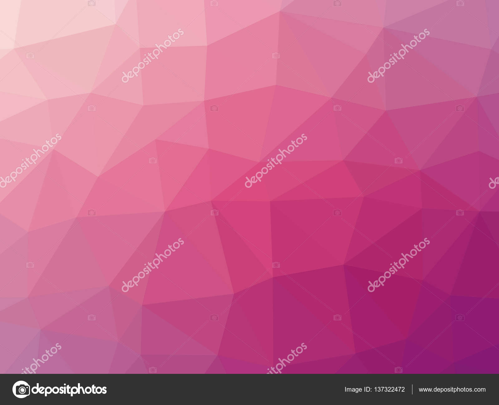 Abstract pink gradient low polygon shaped background — Stock Photo ...
