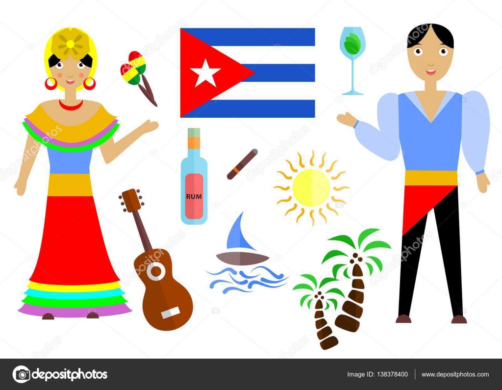 The cuba set Stock Vector by ©Caribia 138378400
