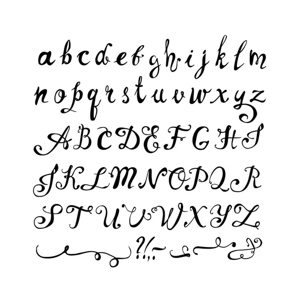 Beautiful Fonts Alphabet