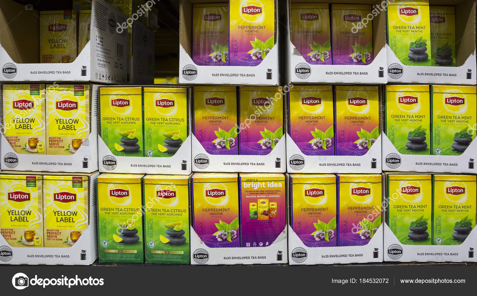 Lipton Tea Boxes — Stock Editorial Photo © Belish #184532072