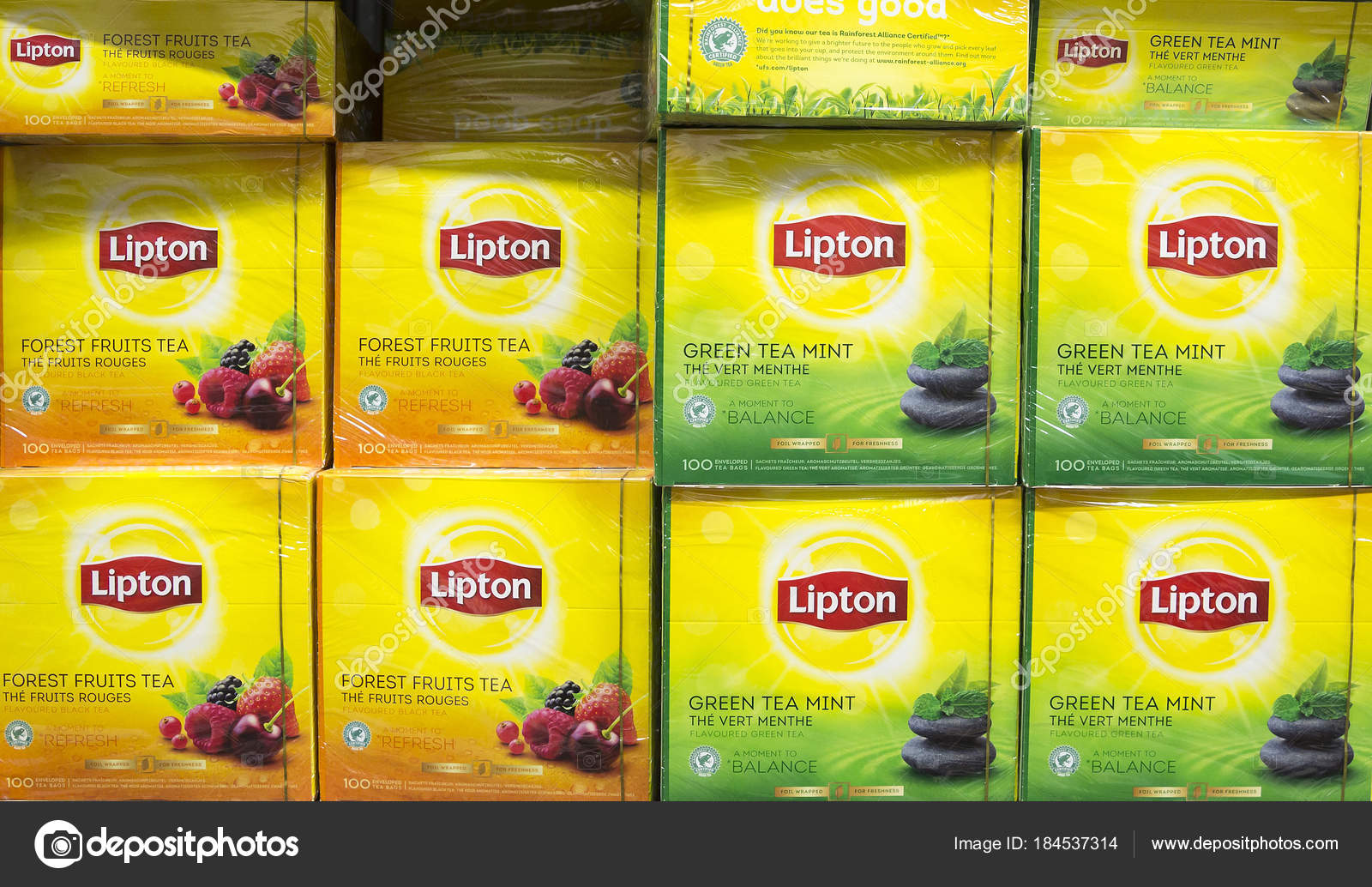 Lipton Green Tea Box