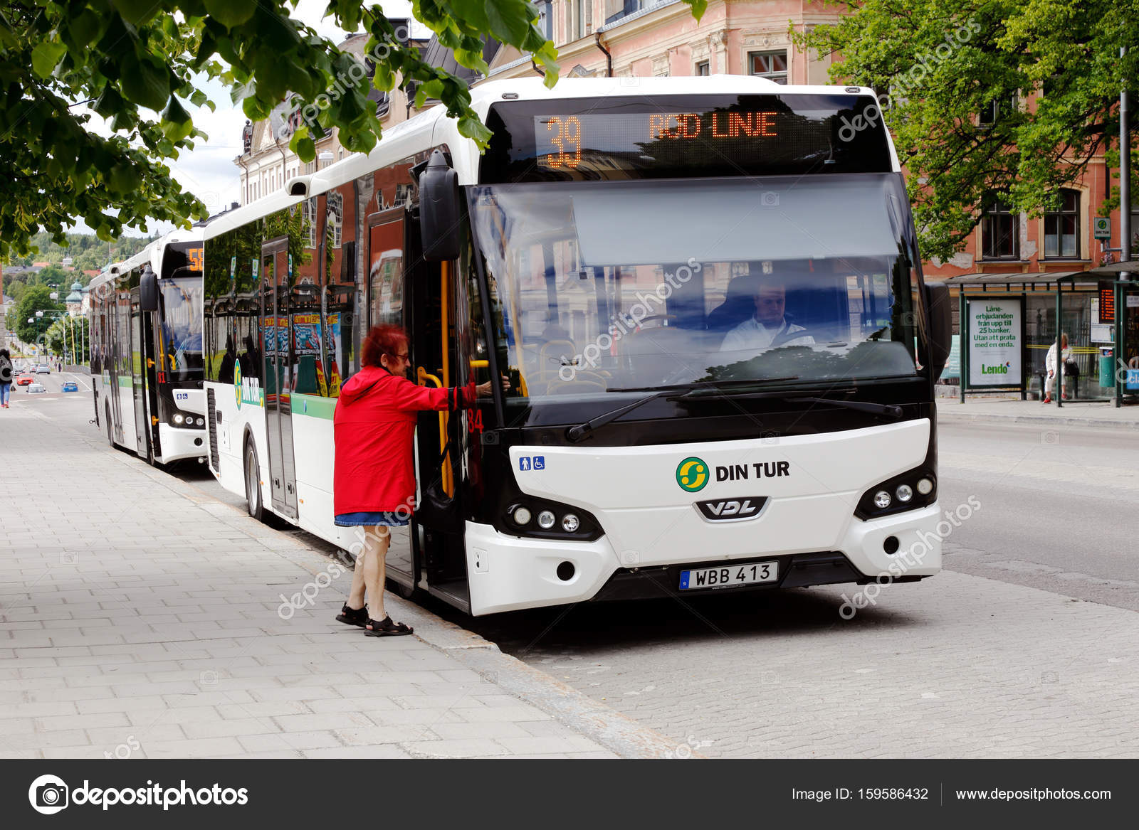 Public transportation bus – Stock Editorial Photo © fotonen #159586432