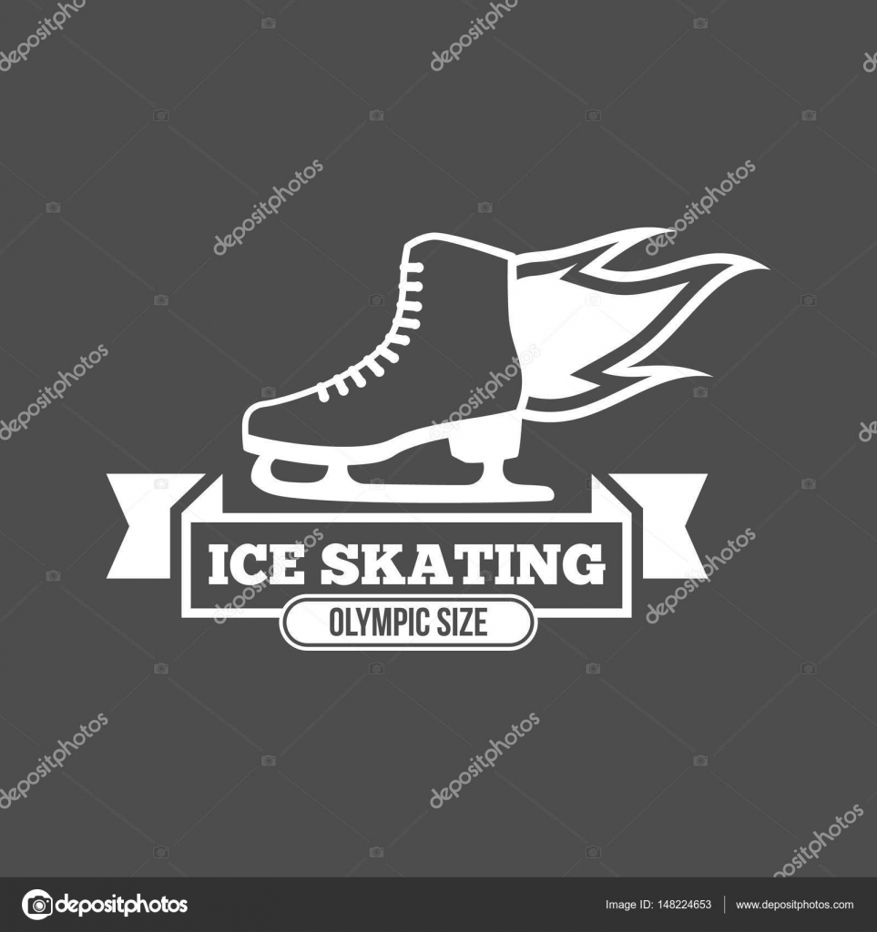 Ice Skate Logo