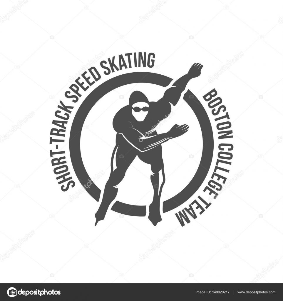 Ice Skating label logo Stock Vector Image by ©nappelbaum #149020217