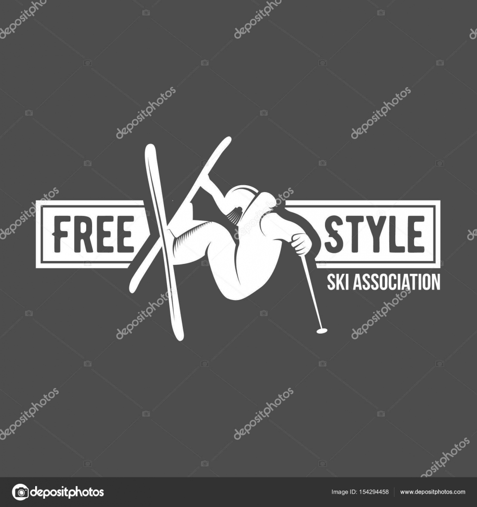 Vintage ski freestyle logo Stock Vector Image by ©nappelbaum #154294458