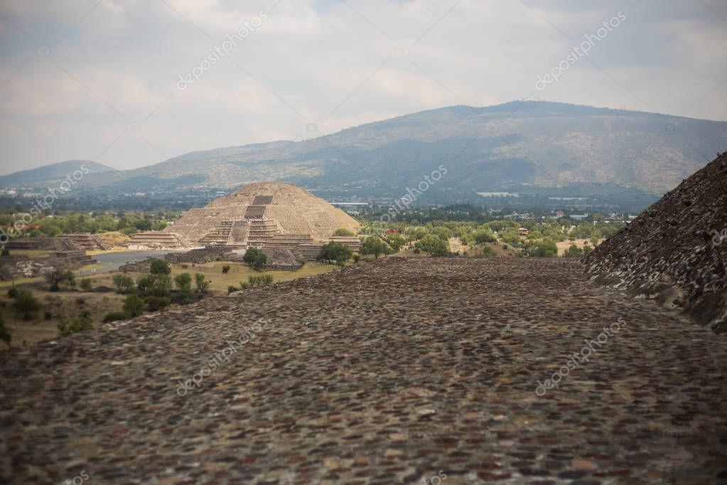 Ruinas aztecas de Teotihuacán en México central. 2022