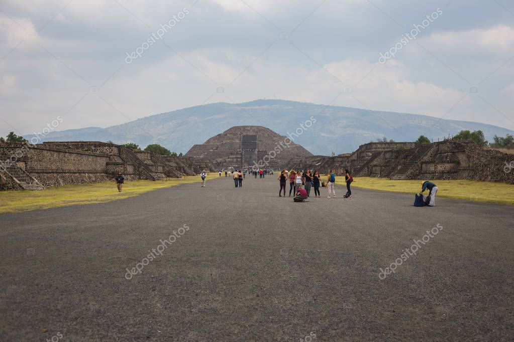 Ruinas aztecas de Teotihuacán en México central. 2022
