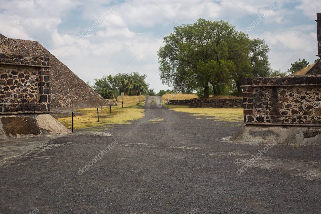 Ruinas aztecas de Teotihuacán en México central. 2022