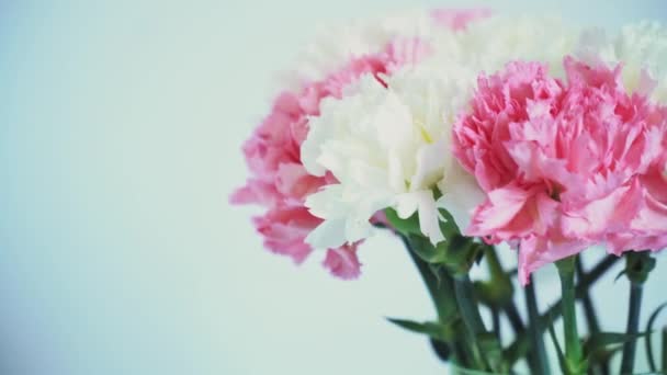 Pink and white flowers in a vase. — Stock Photo © MKucova #27077739