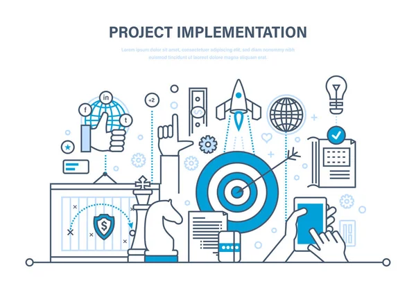 Implementation plan Vector Art Stock Images | Depositphotos