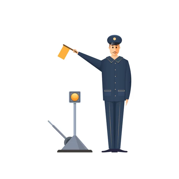 Signalman Stock Vectors, Royalty Free Signalman Illustrations ...