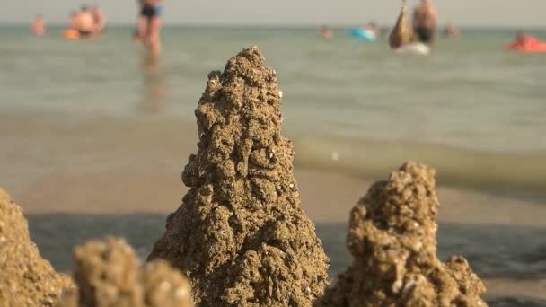 115 Sandcastle with wave Videos, Royalty-free Stock Sandcastle with ...
