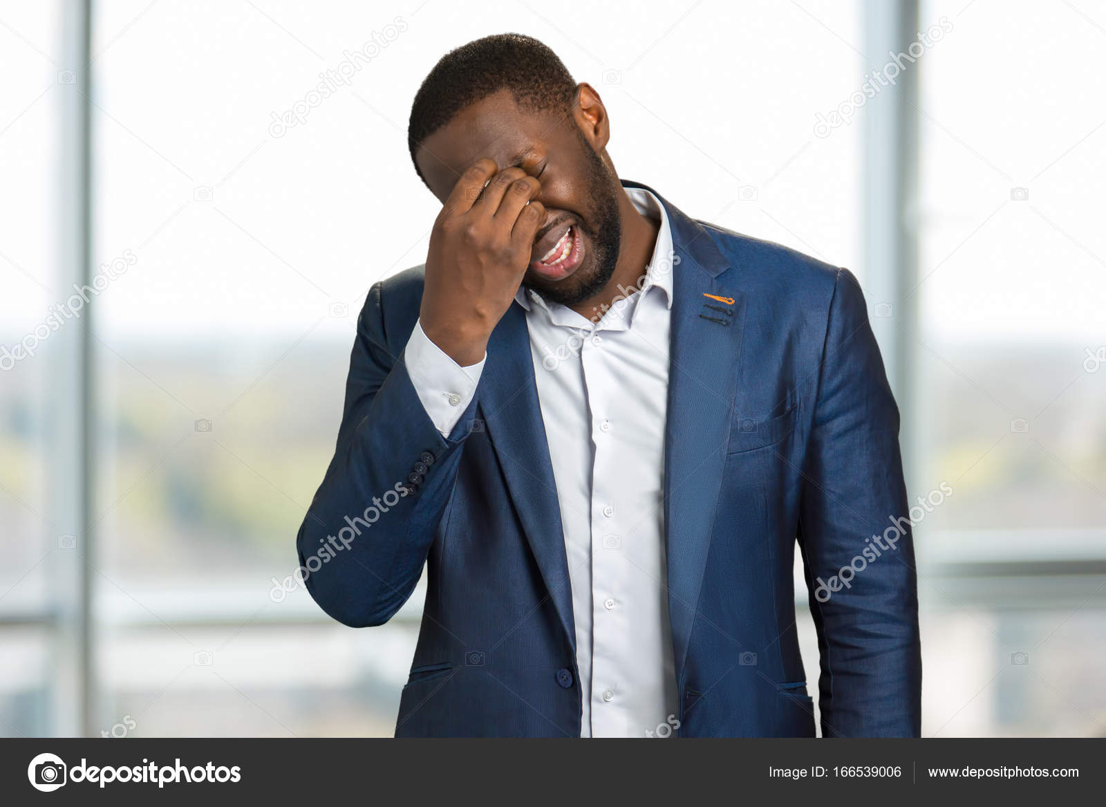 Crying Businessman