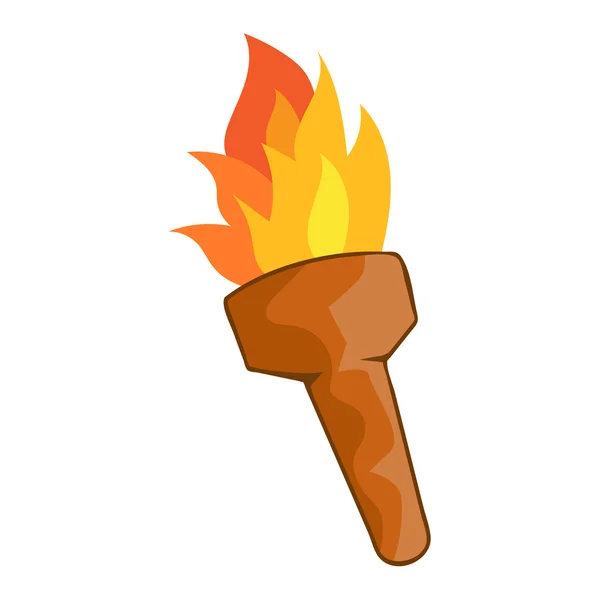 Torch isolated illustration Stock Illustration by ©madozi #137969750