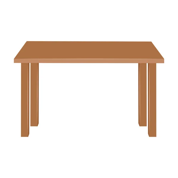 Coffee table cartoon image | Brown coffee table vector cartoon ...